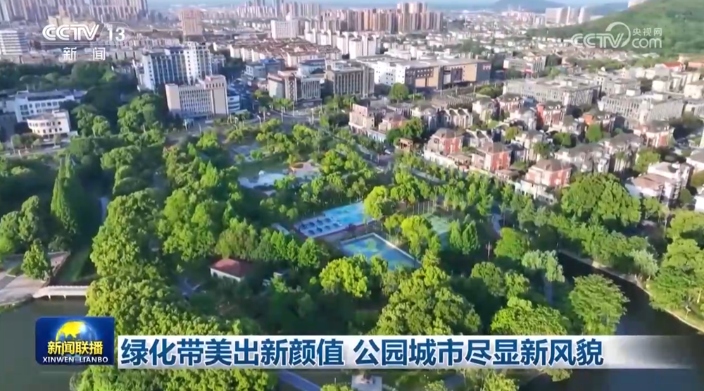 绿化带美出新颜值 公园城市尽显新风貌-广东台荔枝网